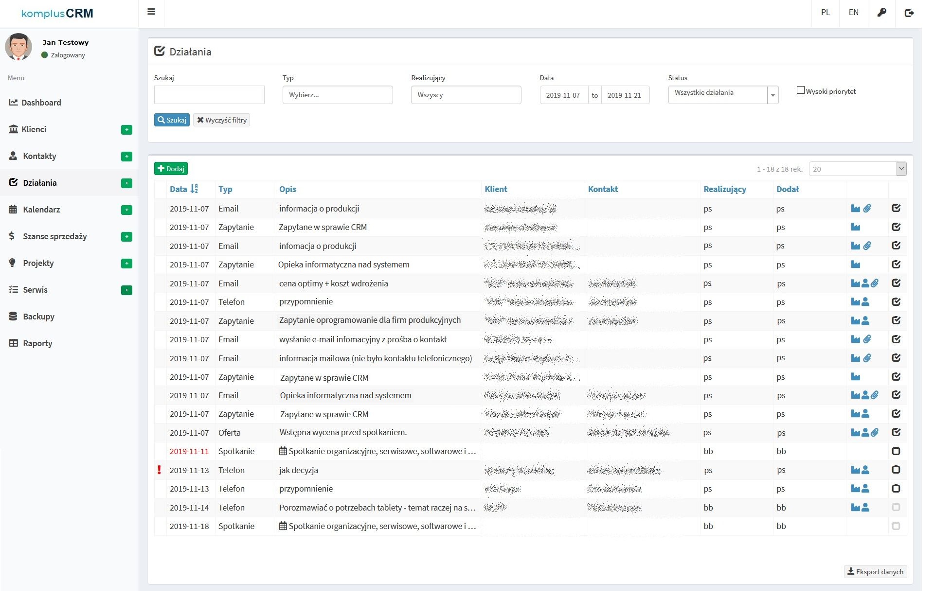KOMPLUS - Program CRM dla firmy - oprogramowanie CRM komplusCRM - KOMPLUS KOMPLUS - Program CRM dla firmy - oprogramowanie CRM komplusCRM - KOMPLUS